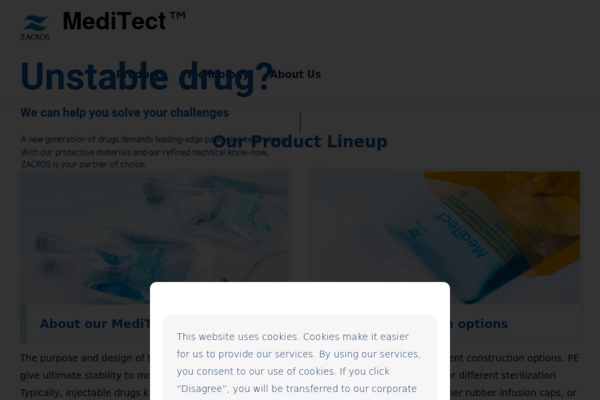 MediTect™ packaging for liquid pharmaceuticals: Home